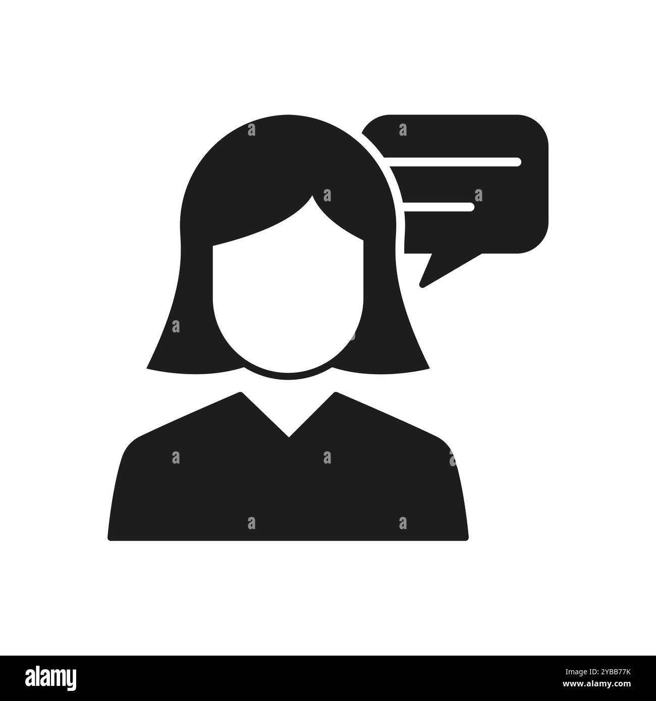 Human figure avatar speech Cut Out Stock Images & Pictures - Alamy