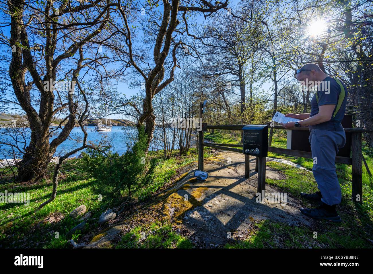 On a nature trail at Björkö island, Parainen, Finland Stock Photo - Alamy
