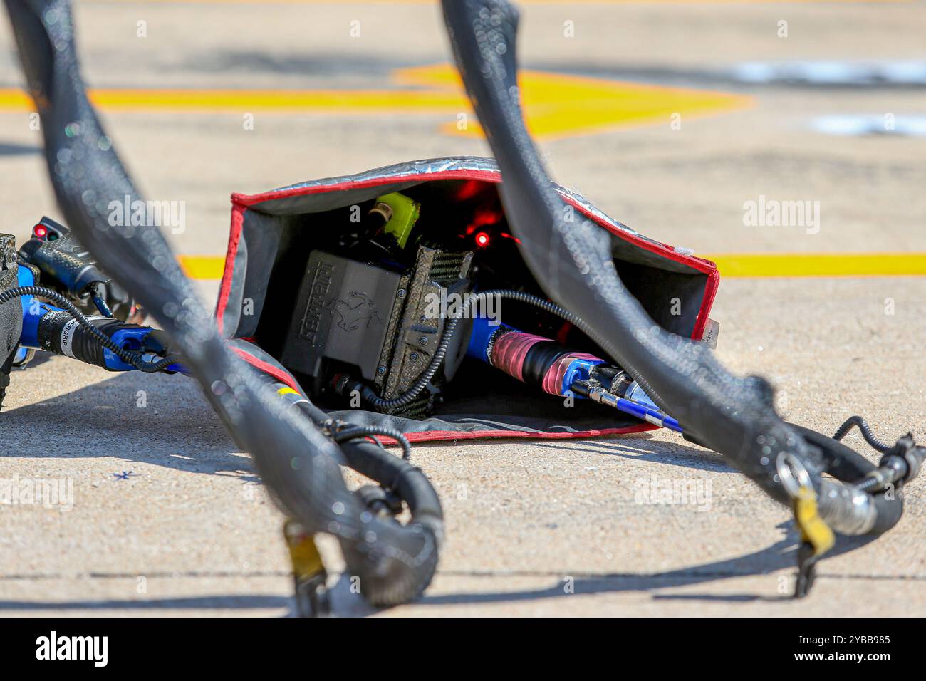 Scuderia Ferrari wheel gun during the Formula 1 Pirelli United States ...