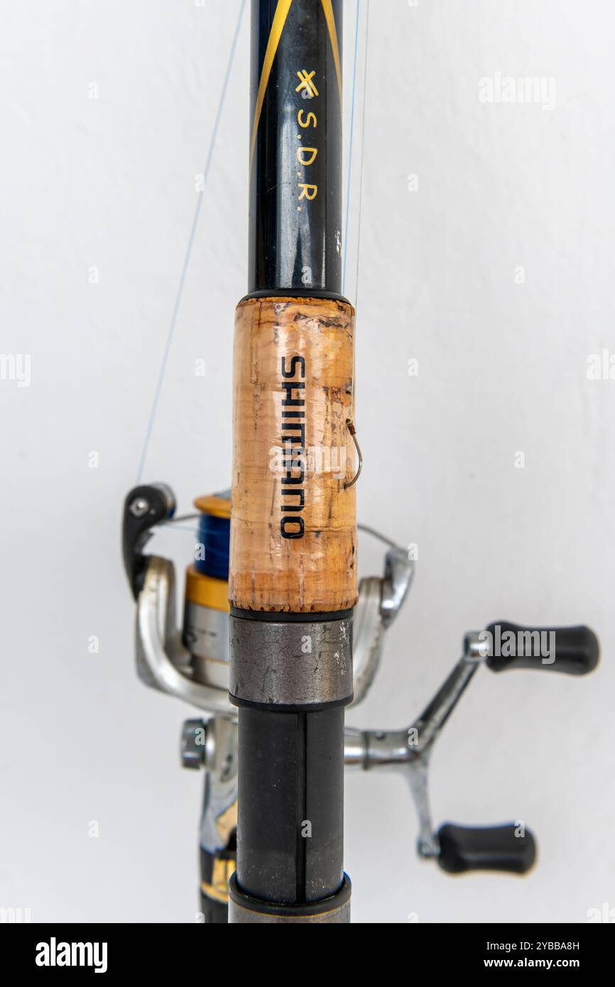 Close up spinning in fisherman hi-res stock photography and images - Alamy