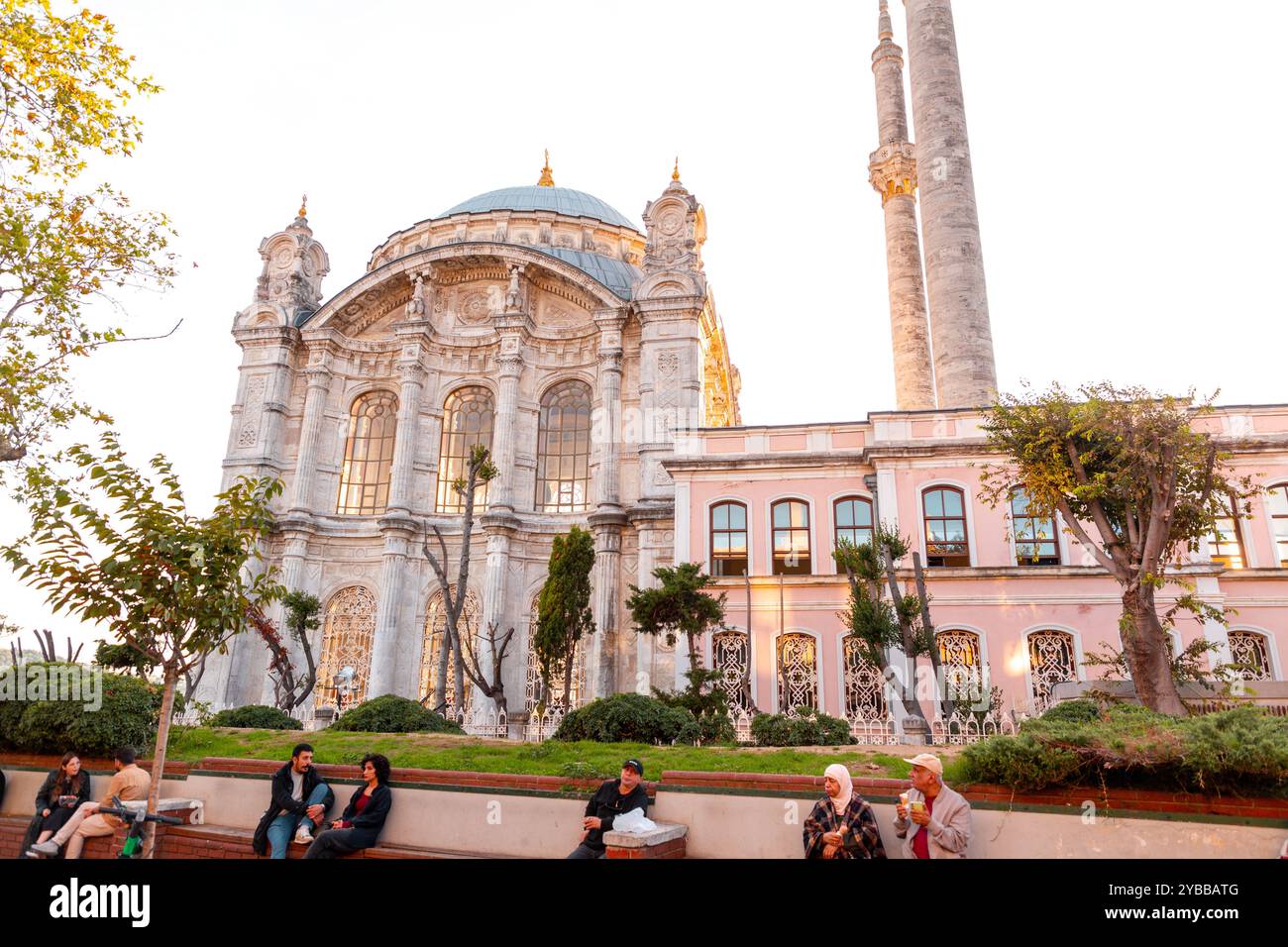 Istanbul, Turkiye - 14 OCT 2024: Ortakoy Mosque, or the Buyuk Mecidiye ...