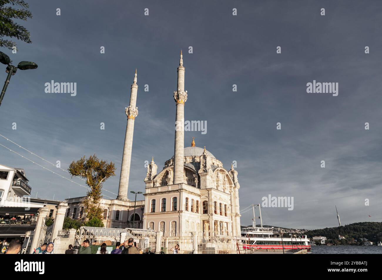 Istanbul, Turkiye - 14 OCT 2024: Ortakoy Mosque, or the Buyuk Mecidiye ...