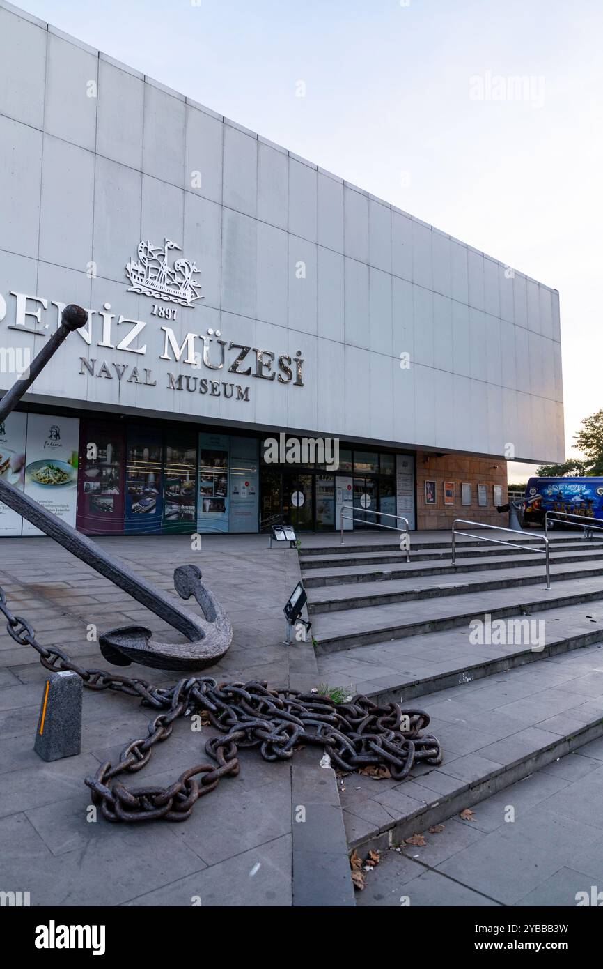Istanbul, Turkiye - 14 OCT 2024: The Istanbul Naval Museum is a ...