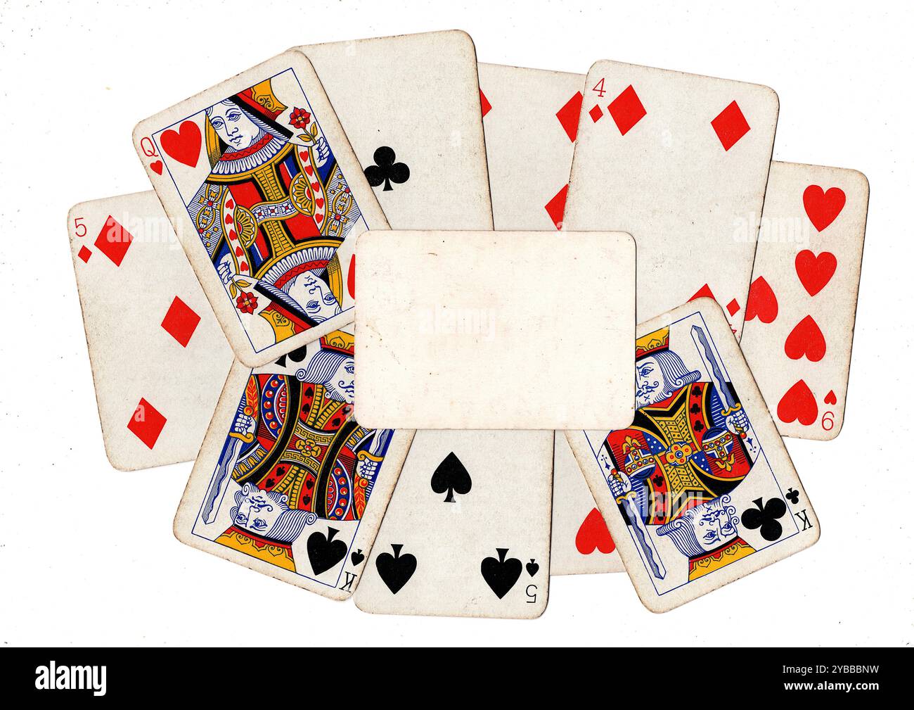 Ace hearts in middle hi-res stock photography and images - Alamy