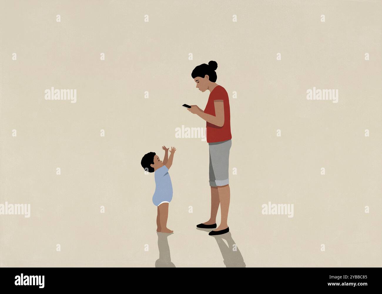 Distracted son hi-res stock photography and images - Alamy