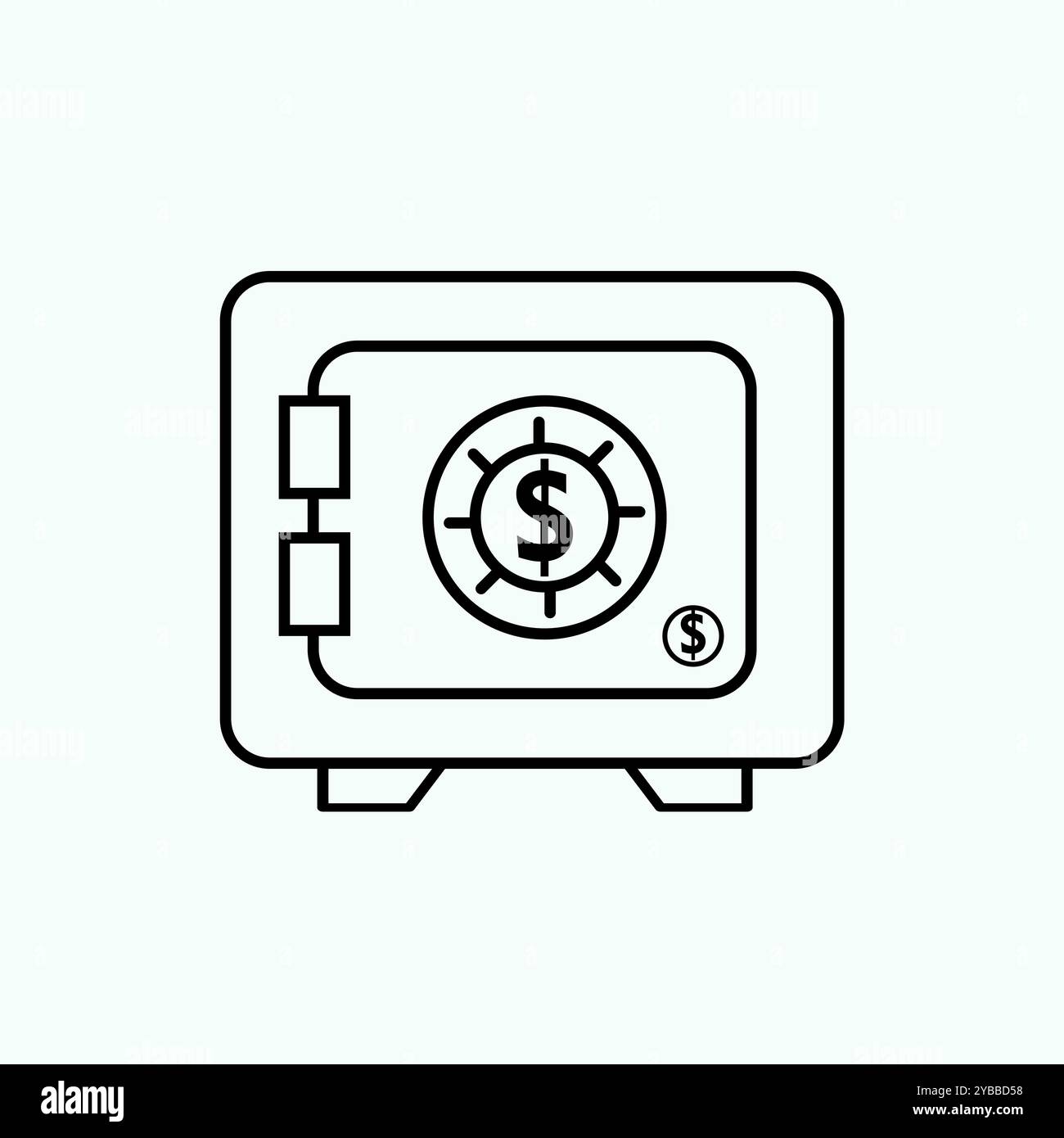 money safe deposit box vector art image Stock Vector Image & Art - Alamy
