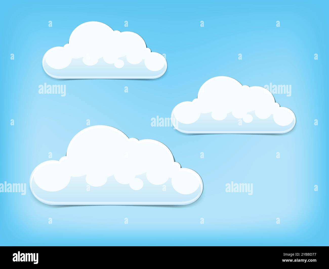 Colorful clouds vector background Stock Vector Image & Art - Alamy