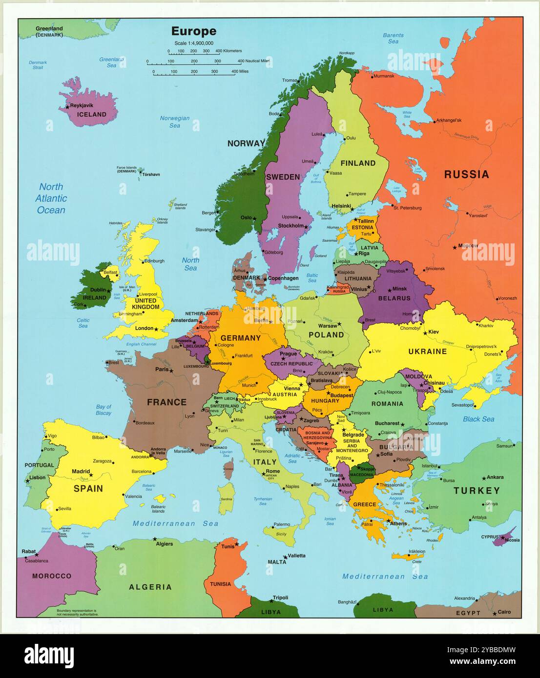 Modern europe map hi-res stock photography and images - Alamy