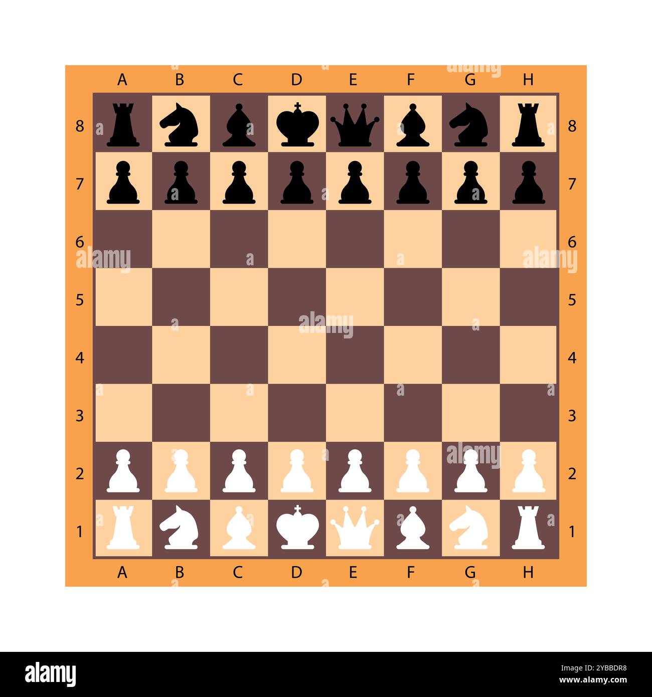 Chess wood figures in Stock Vector Images - Alamy