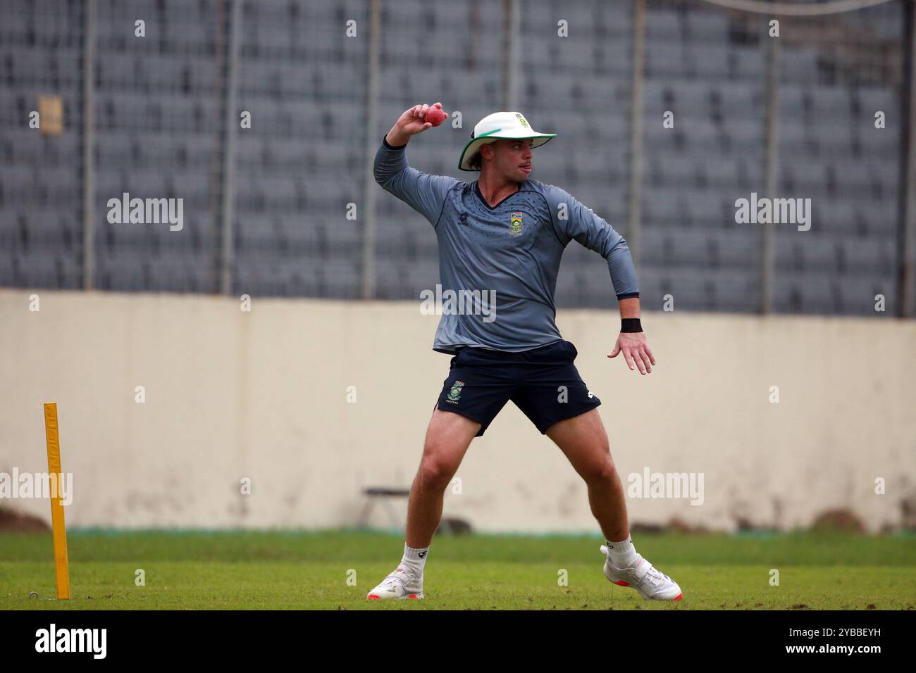 South Africa Team attends practice session at the Sher-e-Bangla ...