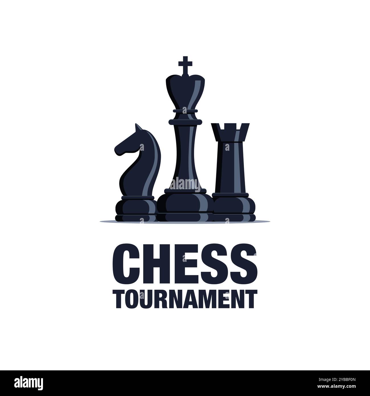 Chess tournament, competition. Poster invitation template. Sport club ...