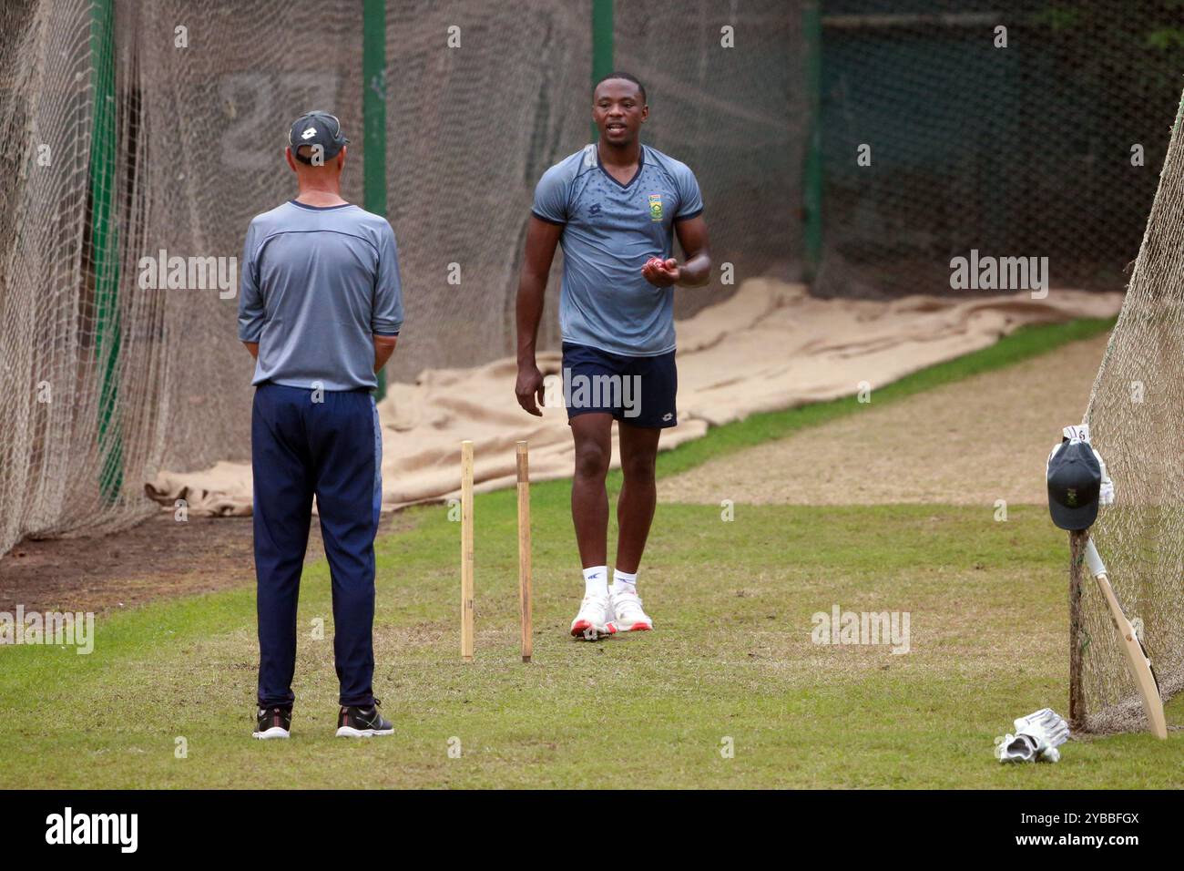 South Africa Team attends practice session at the Sher-e-Bangla ...