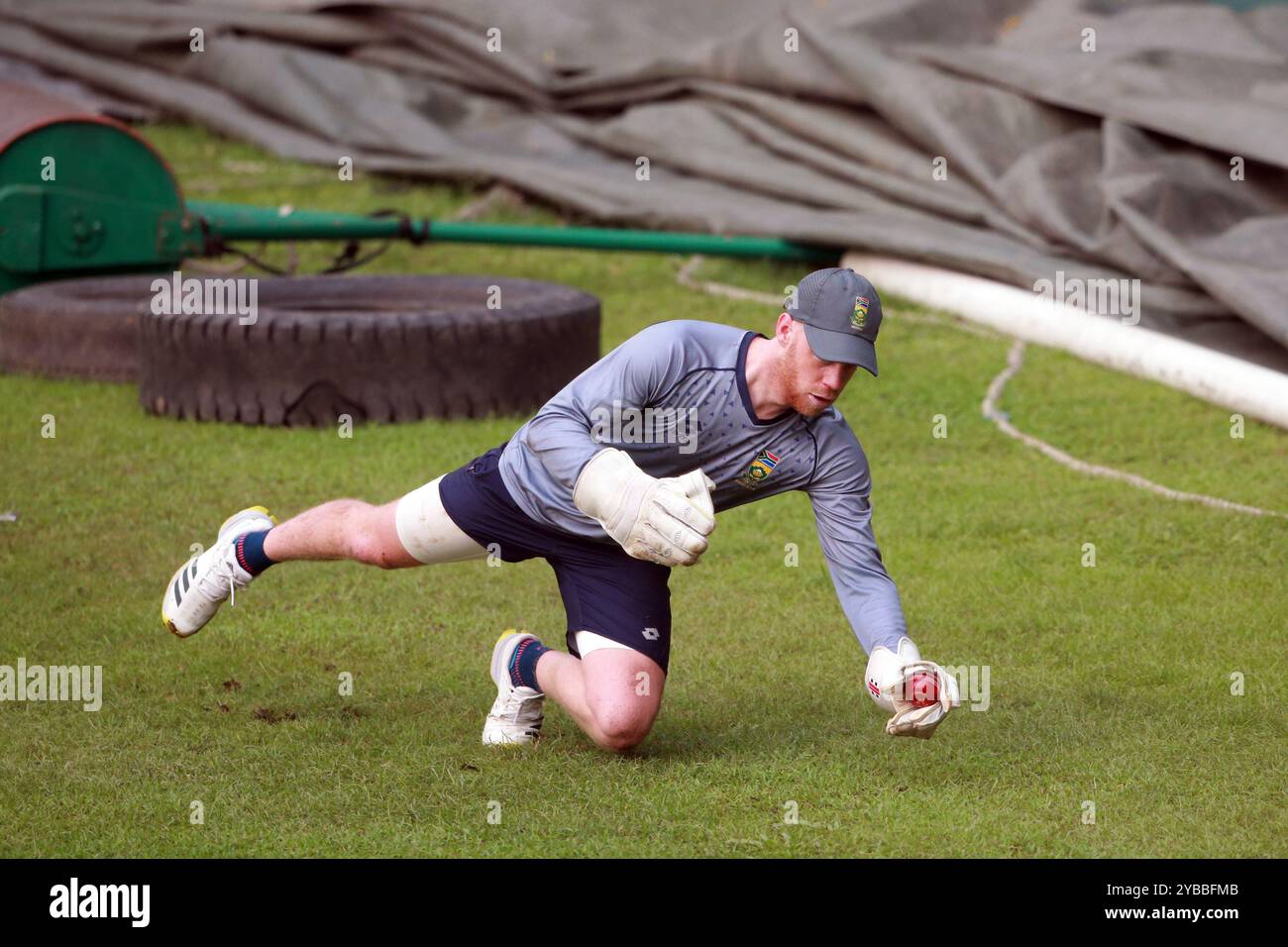 Kyle Verreynne during South Africa Team attends practice session at the ...