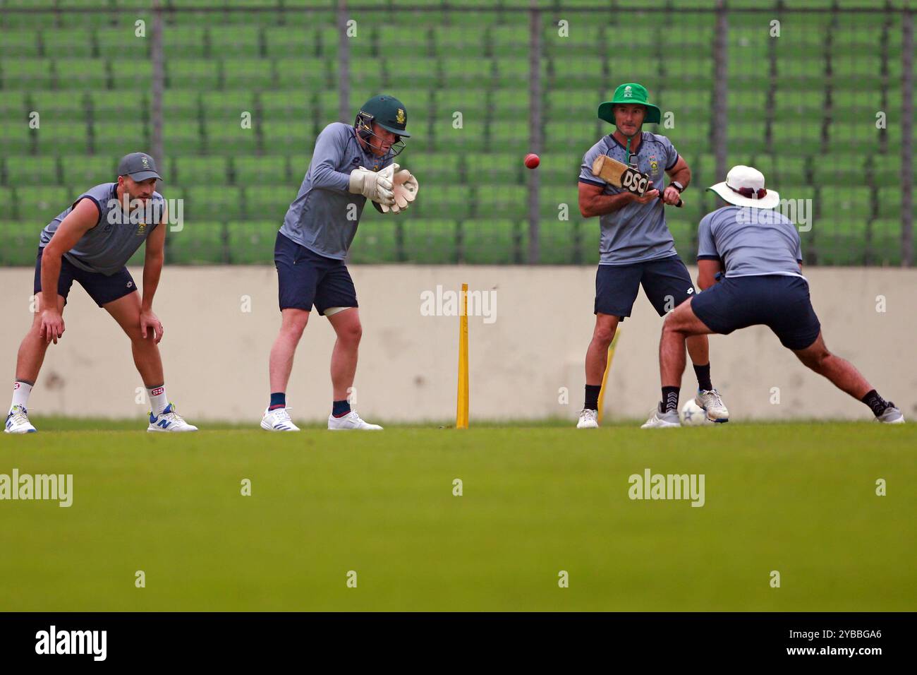 South Africa Team attends practice session at the Sher-e-Bangla ...