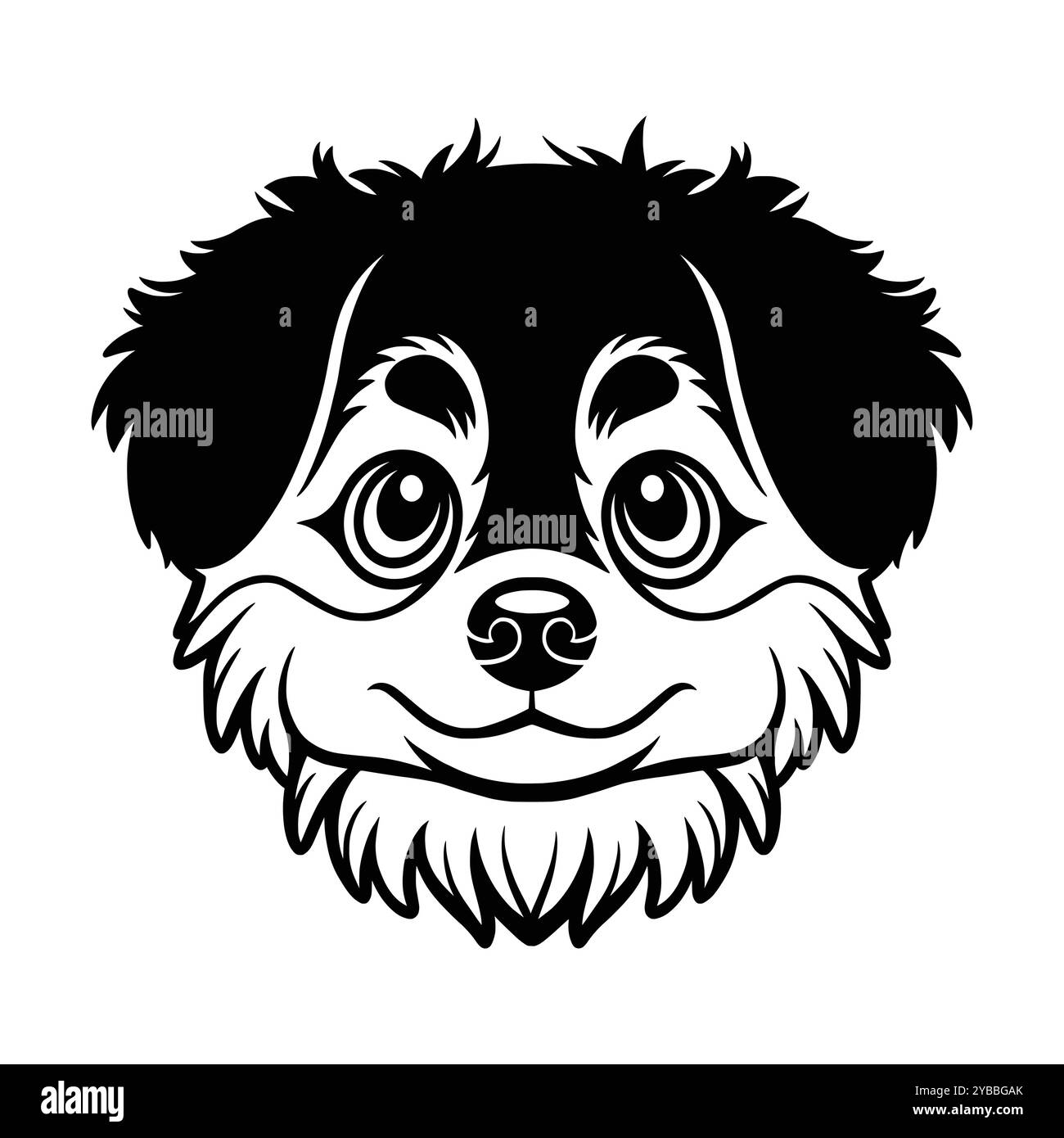 Cartoon dog face hi-res stock photography and images - Alamy