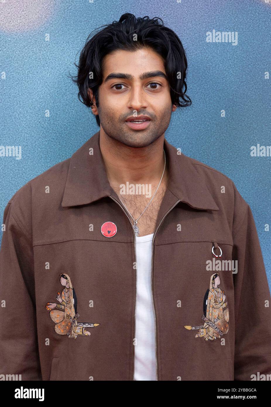 17 Oct 2024, London, England, UK - Nikhil Parmar attending We Live in Time Premiere at BFI ...