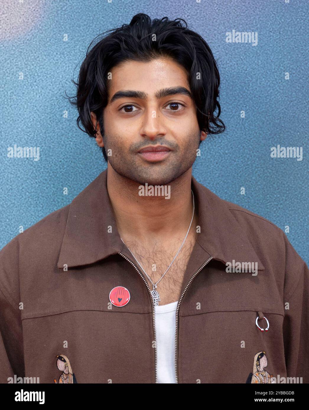 17 Oct 2024, London, England, UK - Nikhil Parmar attending We Live in Time Premiere at BFI ...