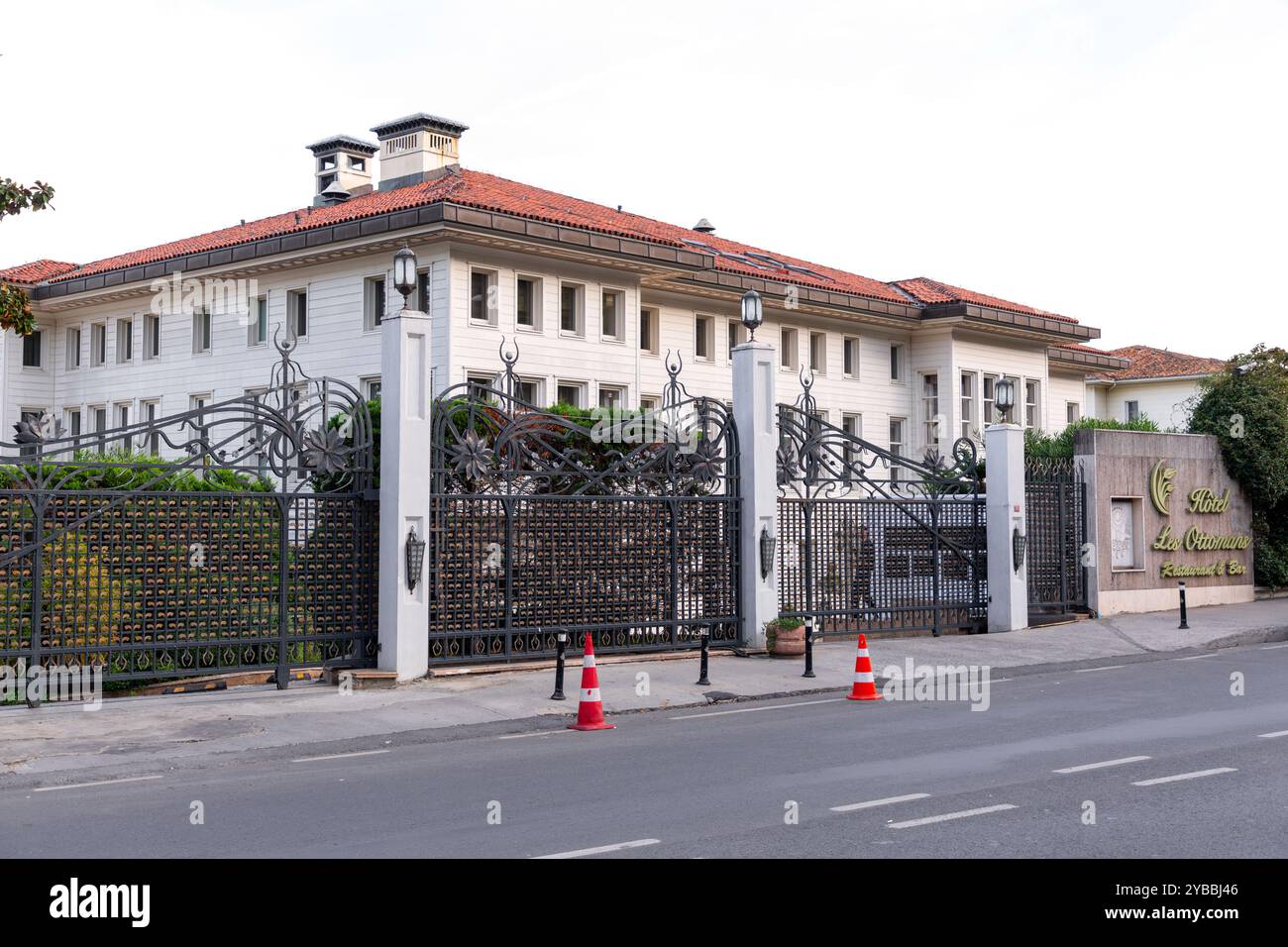 Istanbul, Turkiye - OCT 14, 2024: Les Ottomans Hotel in Kurucesme, an ...
