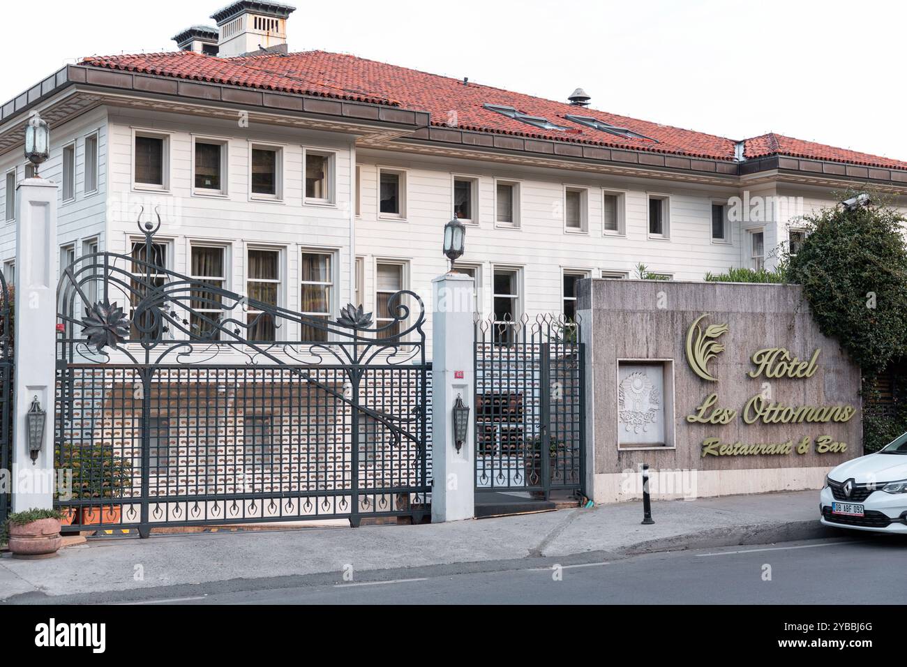 Istanbul, Turkiye - OCT 14, 2024: Les Ottomans Hotel in Kurucesme, an ...