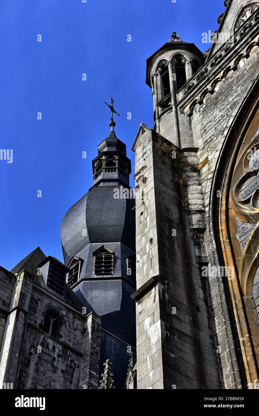 13th Century Gothic style Collegiate Church of Our Lady of Dinant or ...