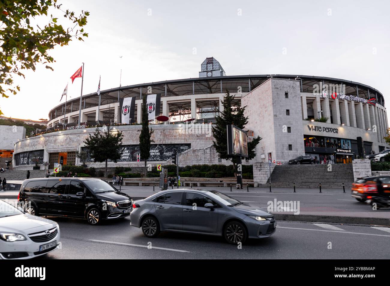 Istanbul, Turkiye - 14 OCT 2024: Besiktas Tupras Stadium is a multi ...