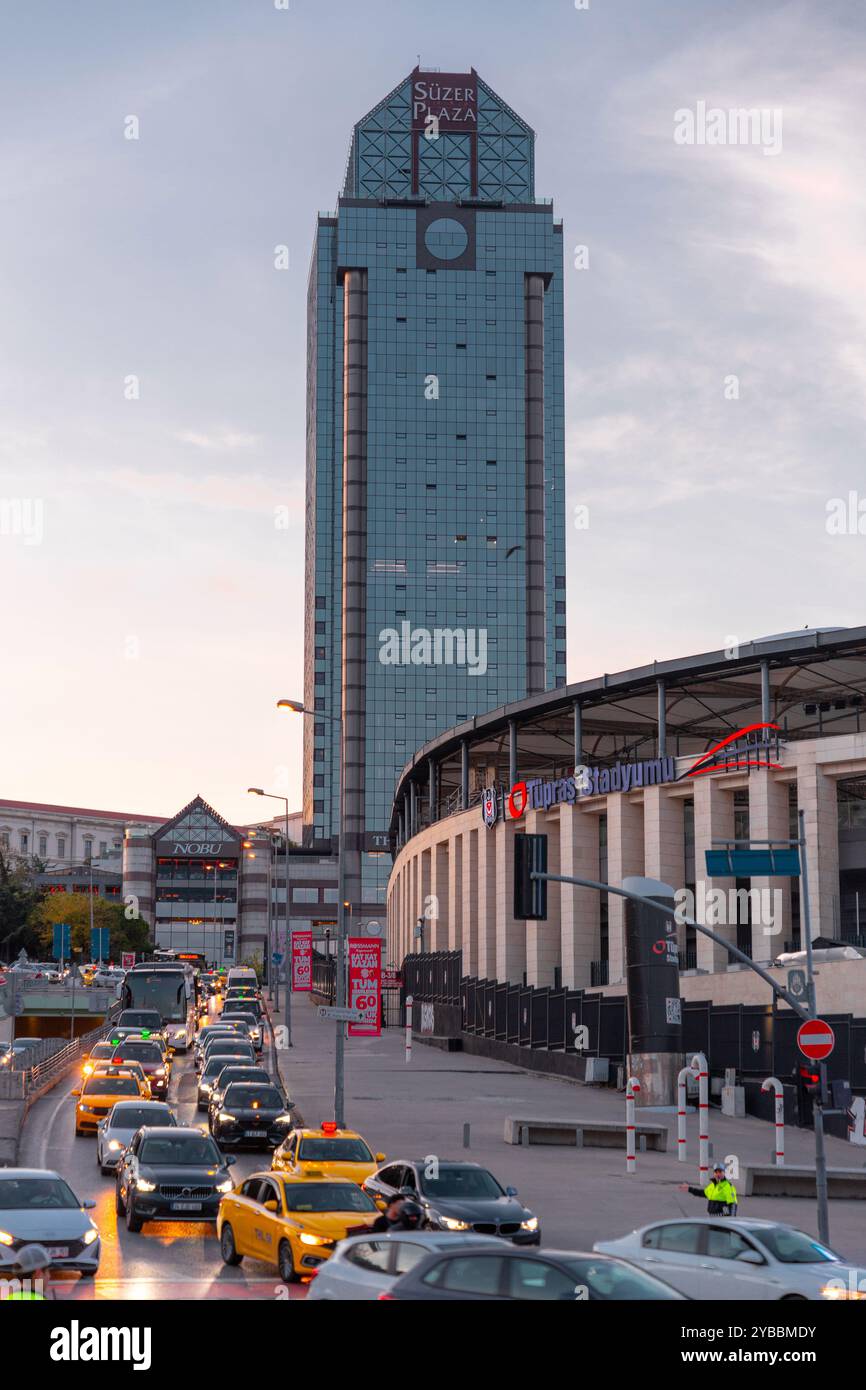 Istanbul, Turkiye - 14 OCT 2024: Besiktas Tupras Stadium is a multi ...