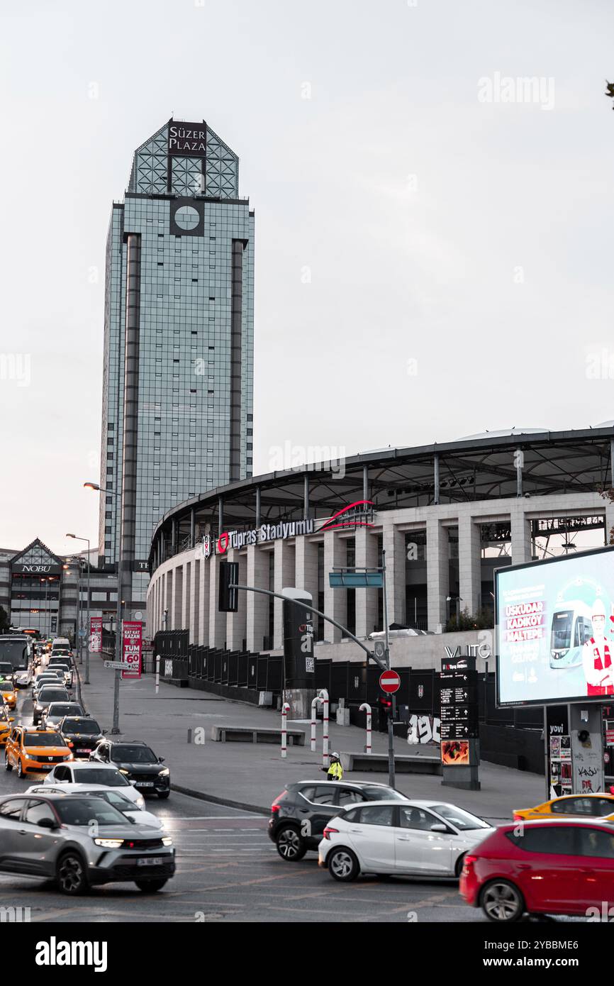 Istanbul, Turkiye - 14 OCT 2024: Besiktas Tupras Stadium is a multi ...