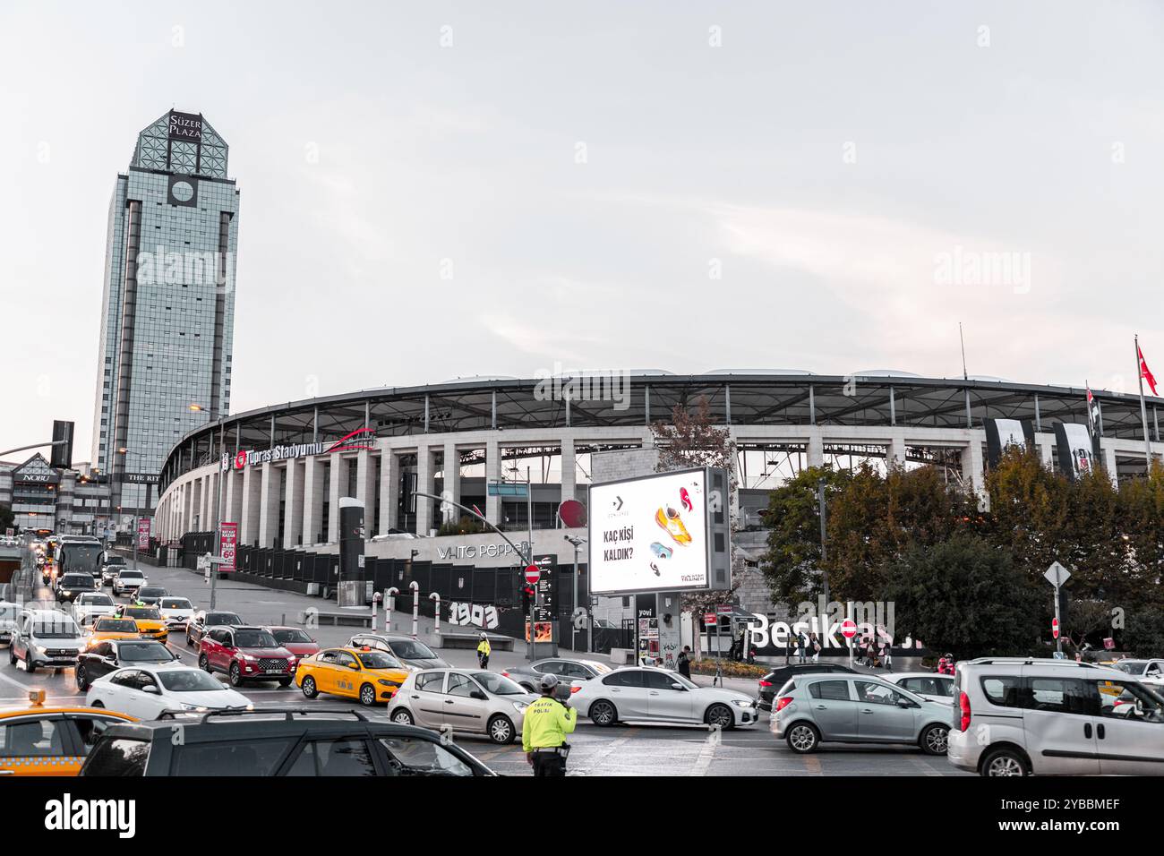 Istanbul, Turkiye - 14 OCT 2024: Besiktas Tupras Stadium is a multi ...