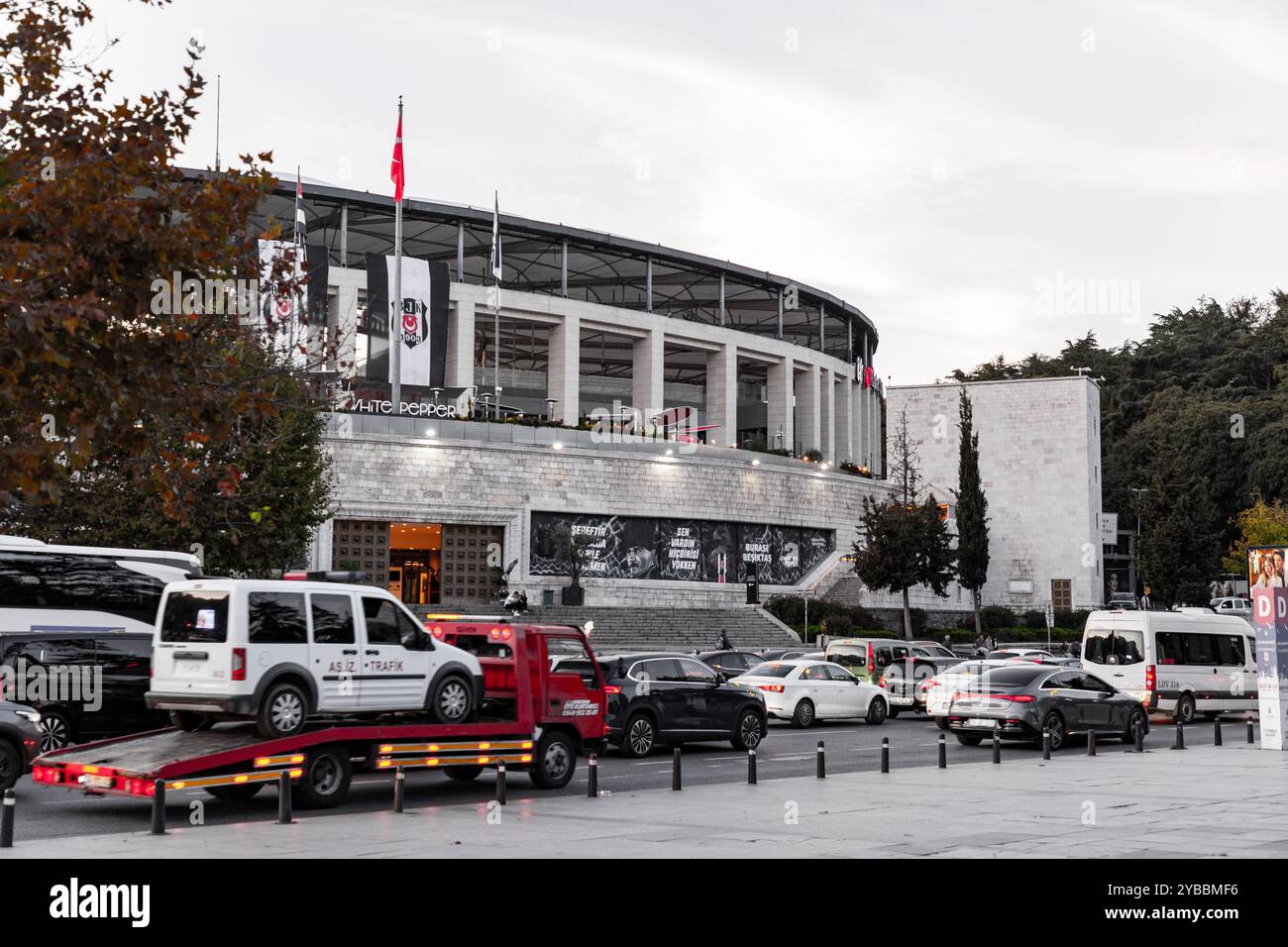 Istanbul, Turkiye - 14 OCT 2024: Besiktas Tupras Stadium is a multi ...