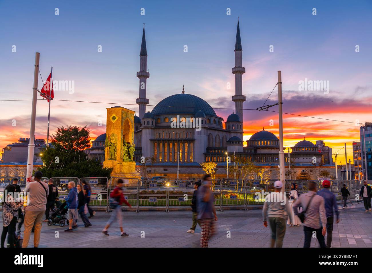 Istanbul, Turkey - 14 OCT, 2021: Taksim Mosque is a mosque complex in ...