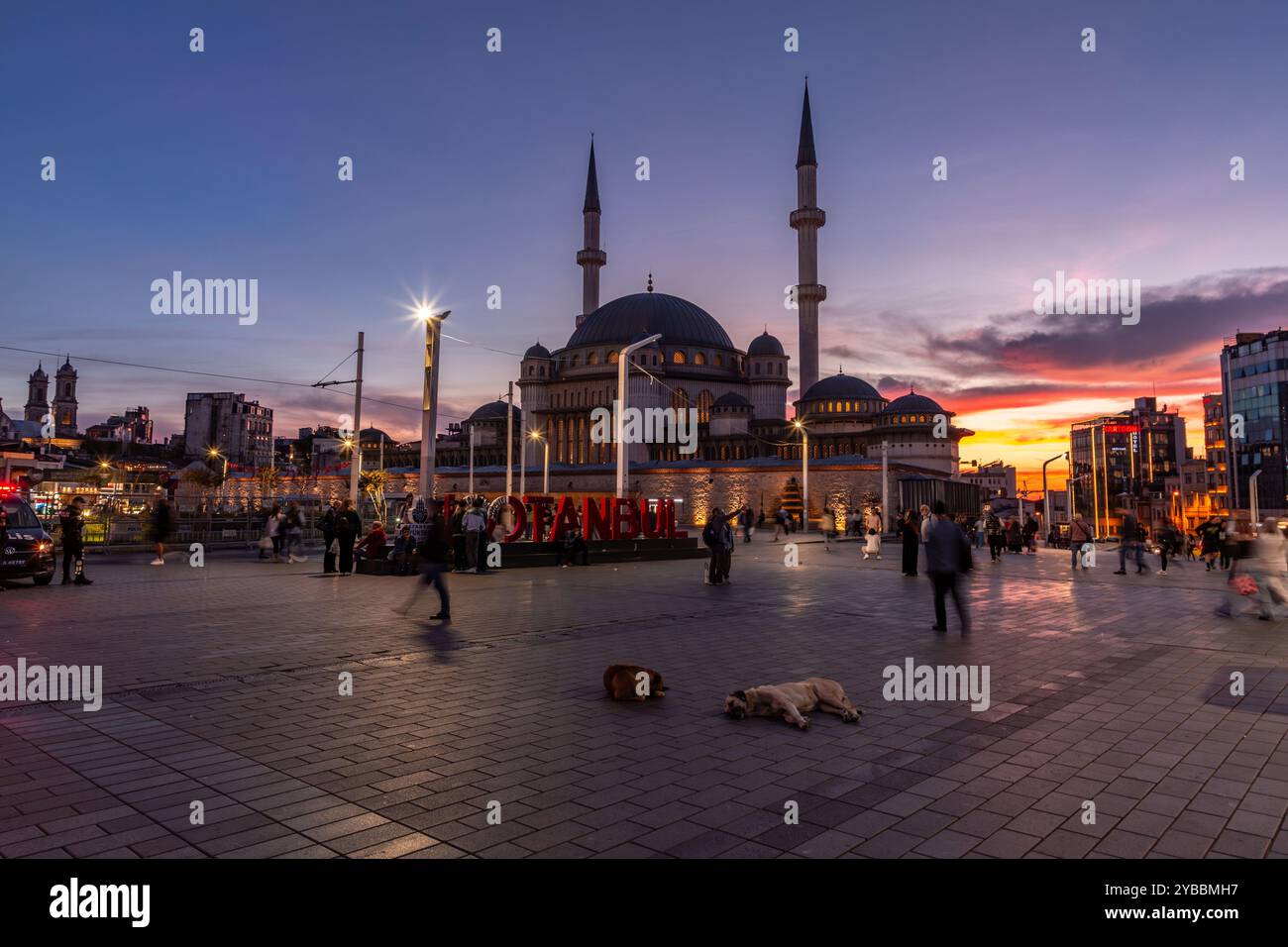 Istanbul, Turkey - 14 OCT, 2021: Taksim Mosque is a mosque complex in ...