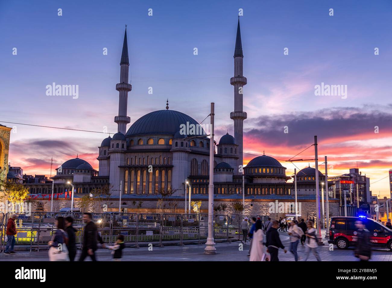 Istanbul, Turkey - 14 OCT, 2021: Taksim Mosque is a mosque complex in ...
