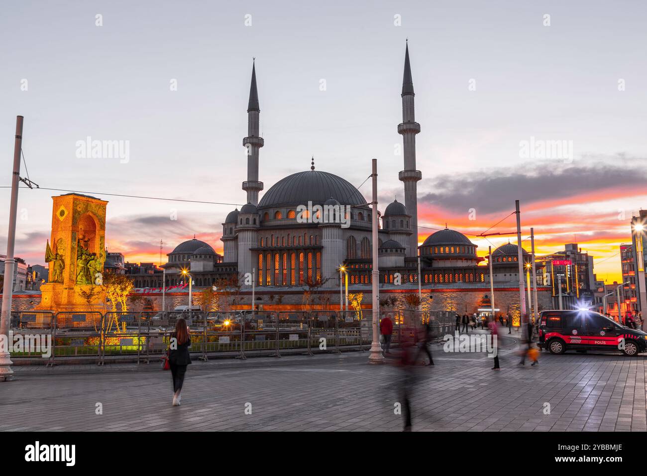 Istanbul, Turkey - 14 OCT, 2021: Taksim Mosque is a mosque complex in ...