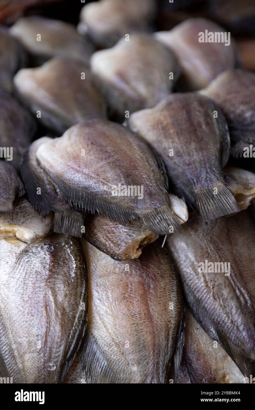 Dried fish for sale at the Central Market (Phsar Thmei) in Phnom Penh ...