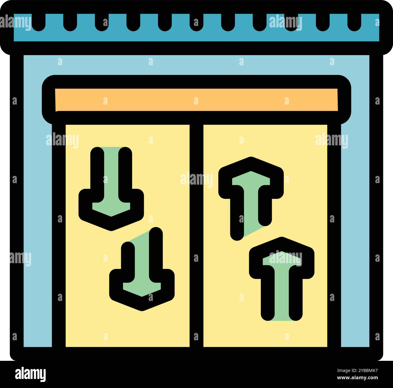 Modern elevator doors opening closing hi-res stock photography and ...