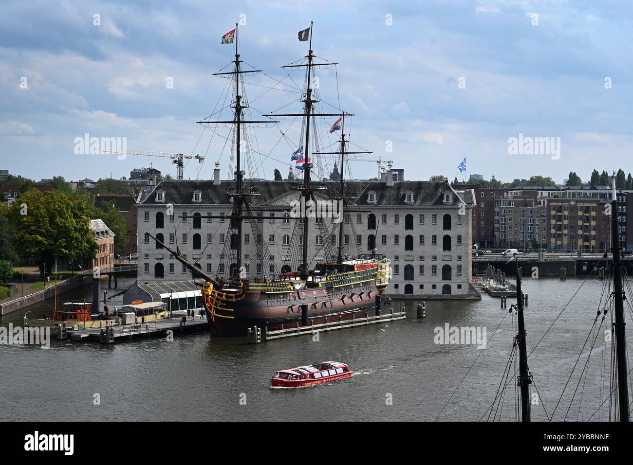 Amsterdam, Netherlands - August 24, 2024: The Maritime Museum (Het ...
