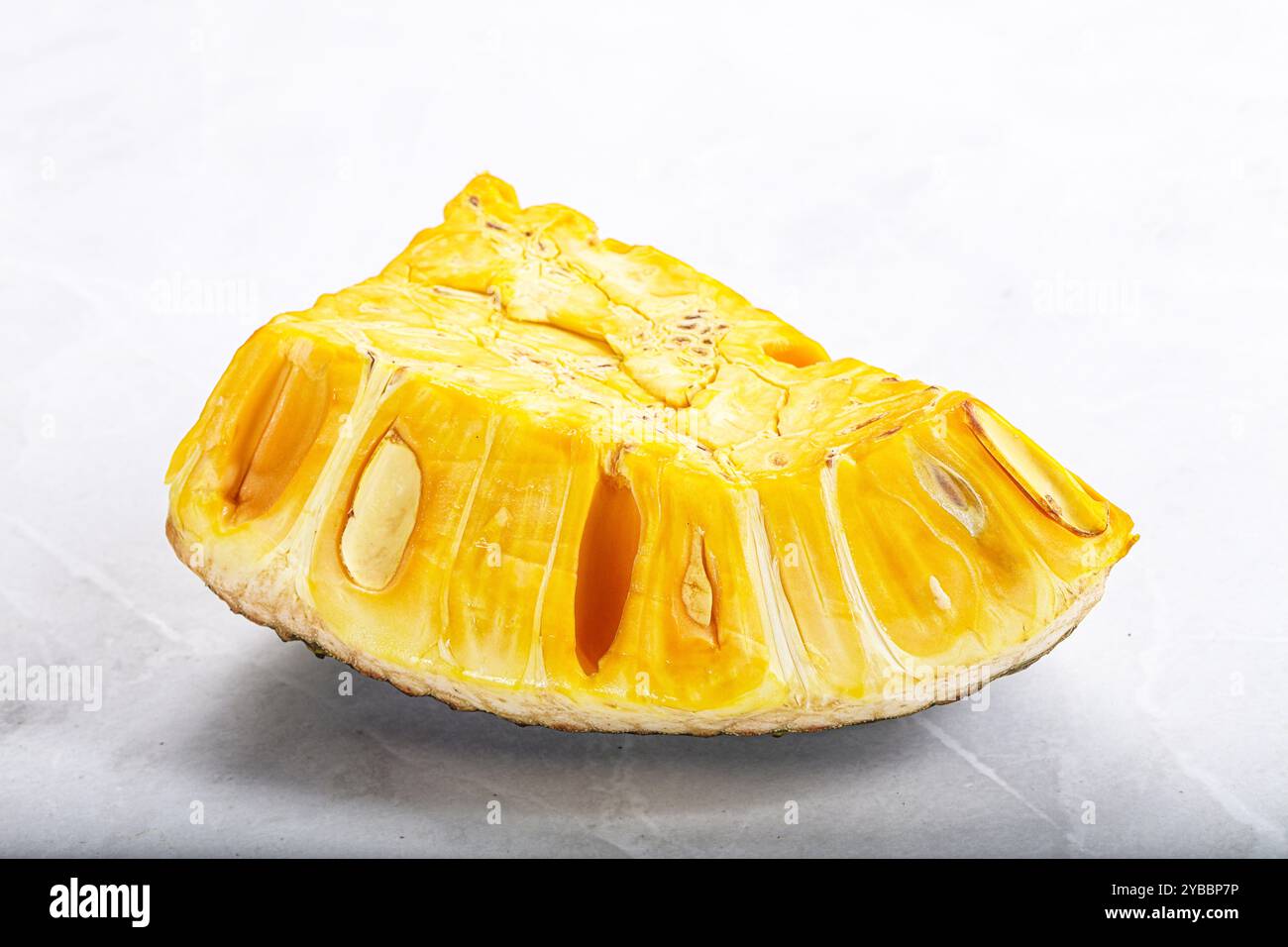 Tropical exotic sweet juicy Jackfruit half Stock Photo - Alamy