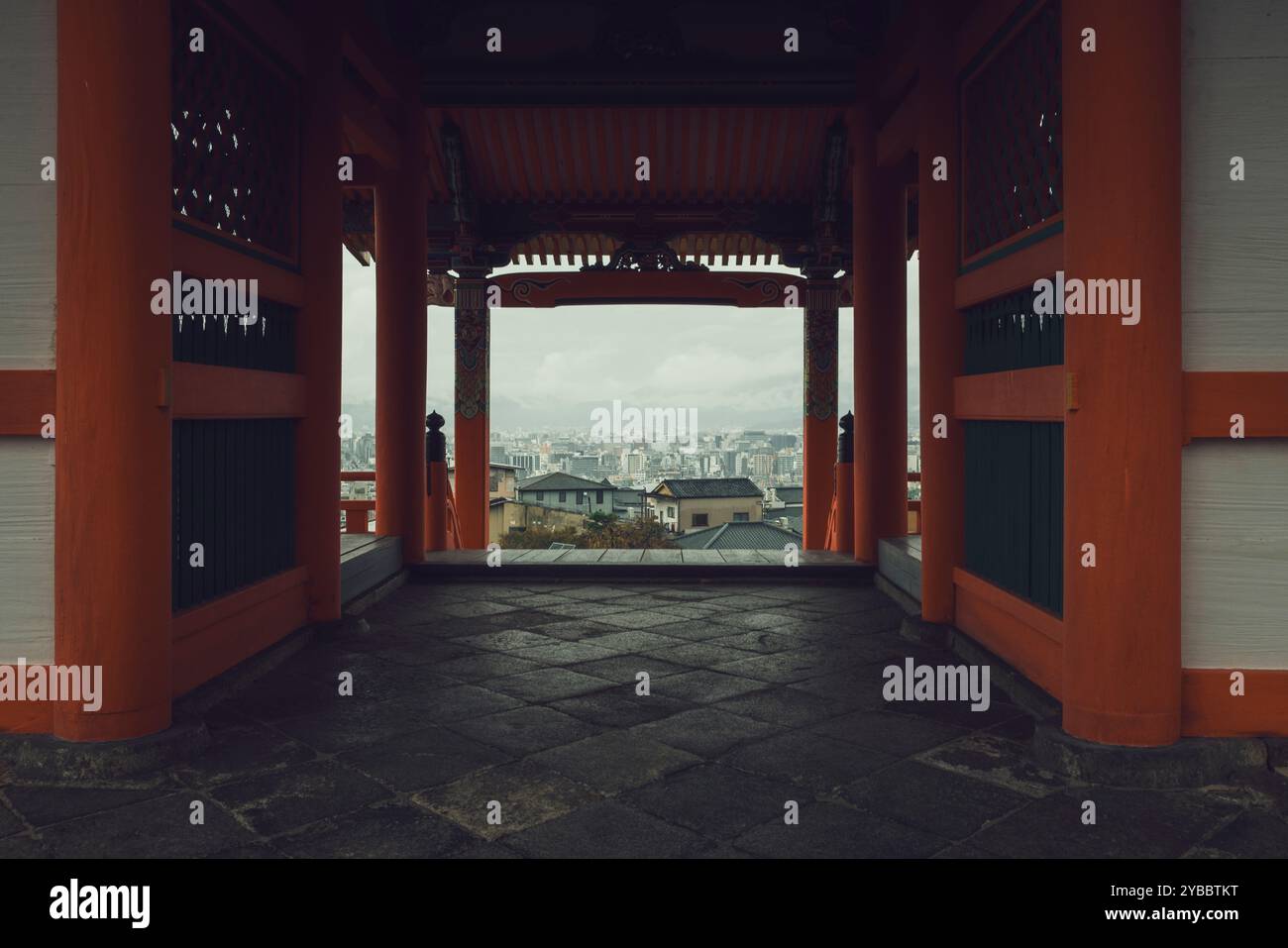 Autumn Highlights of Kyoto's Temple Features Stock Photo - Alamy