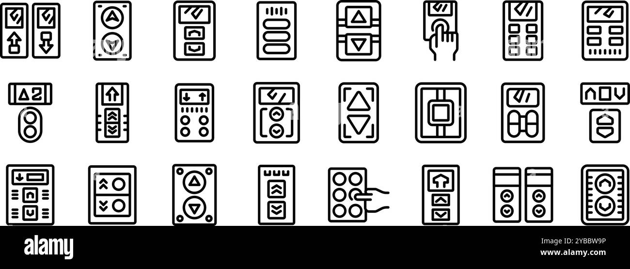 What is interior design in elevator Cut Out Stock Images & Pictures - Alamy