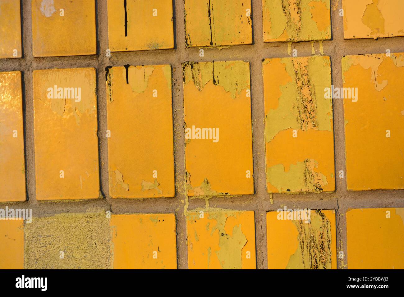 Beautiful and unusual building materials, building backgrounds. Yellow ...