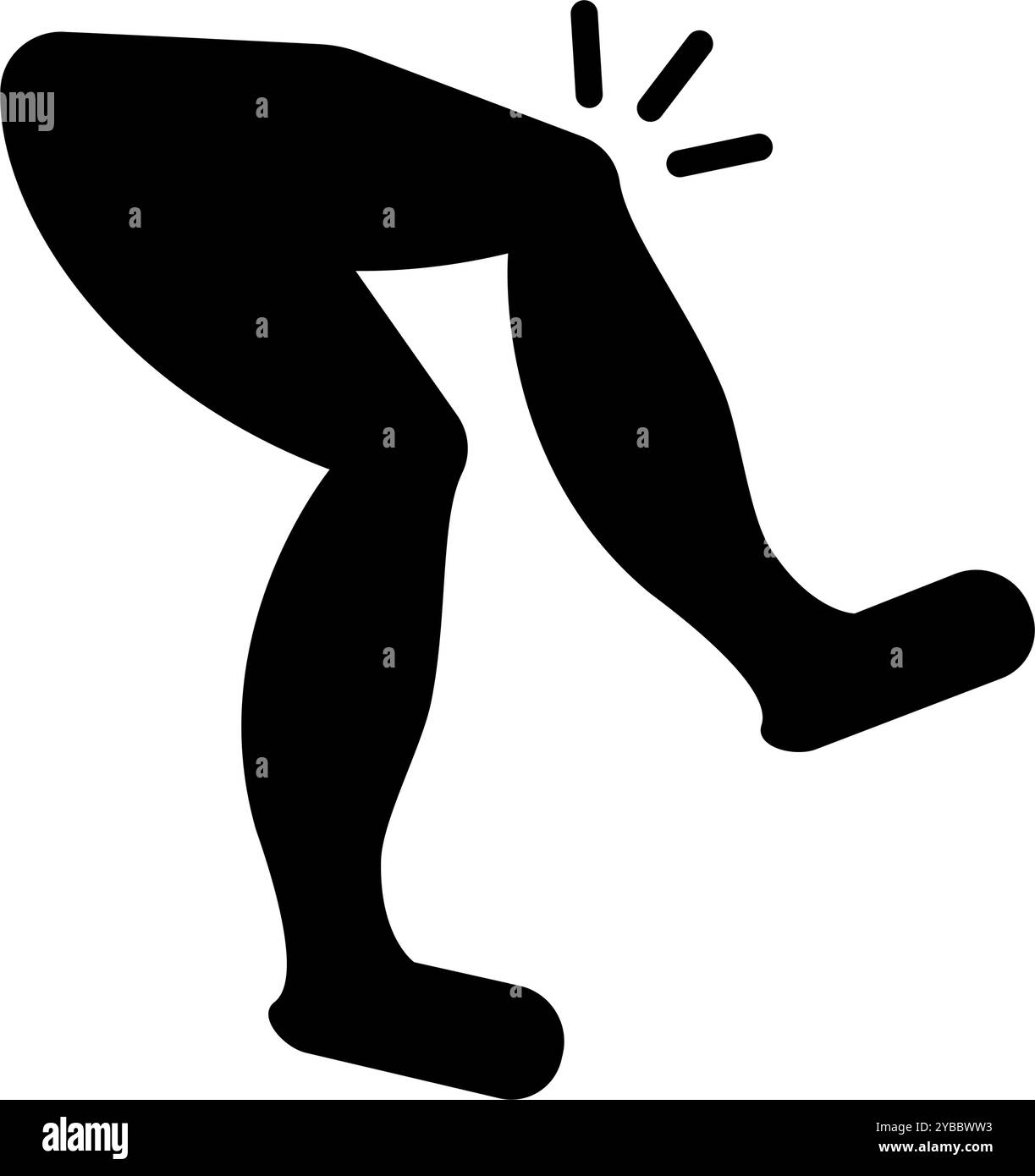 Knee problem Cut Out Stock Images & Pictures - Alamy