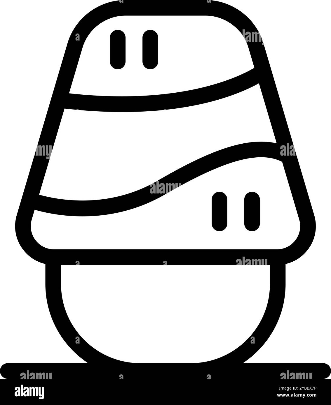 Simple outline vector of a modern high speed train with a big front ...