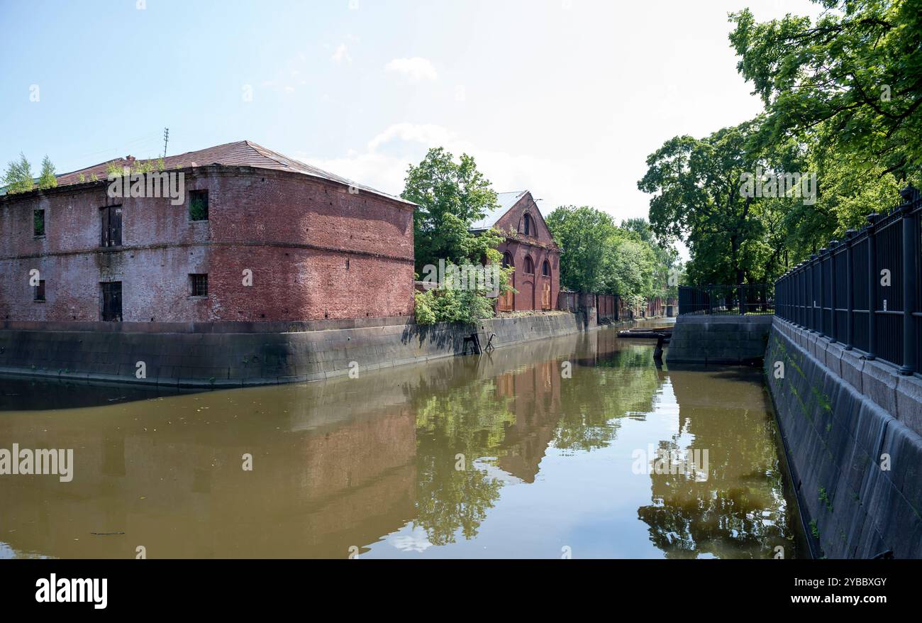 The bypass channel in Kronstadt Stock Photo - Alamy