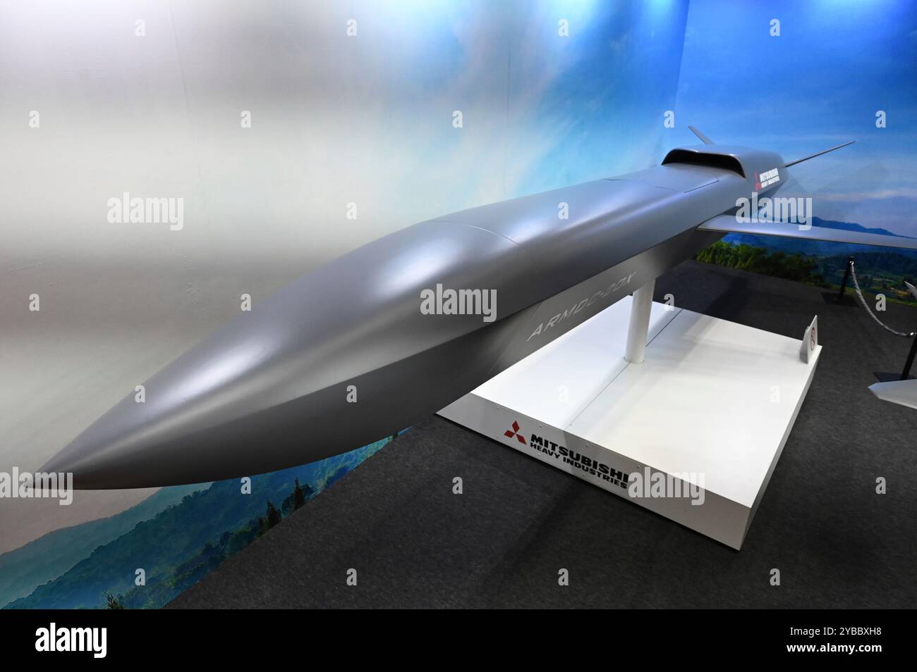 A concept model of Collaborative Combat Aircraft is displayed at ...