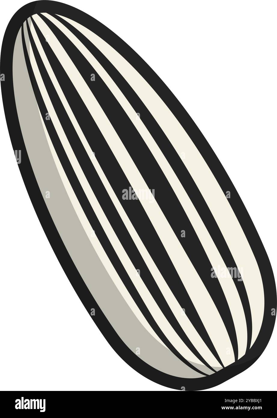 Sunflower seed icon. Snack. Editable vector Stock Vector Image & Art ...