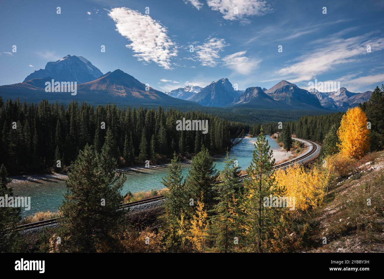 Railway tracks morants curve hi-res stock photography and images - Alamy