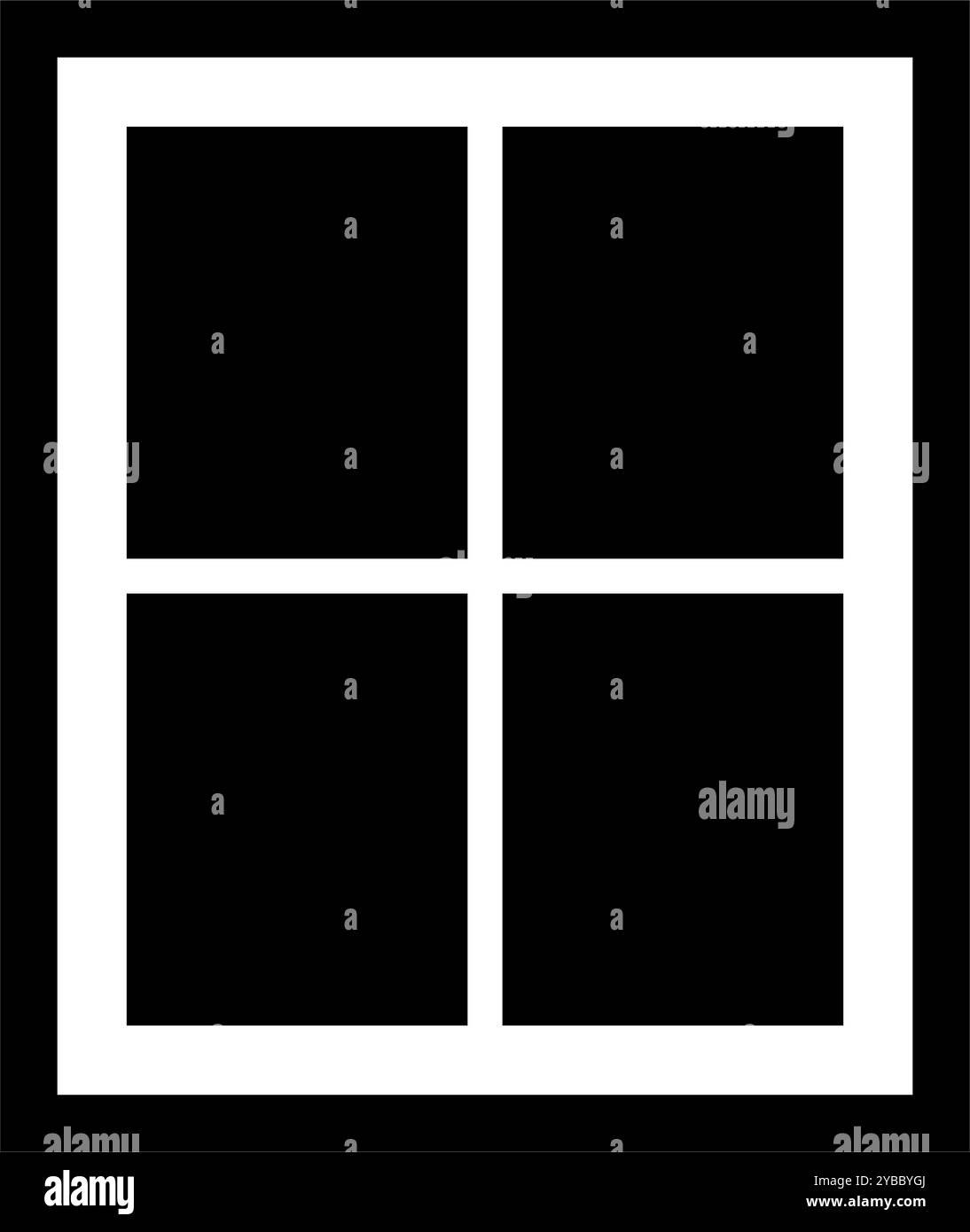Office building window silhouette Cut Out Stock Images & Pictures - Alamy