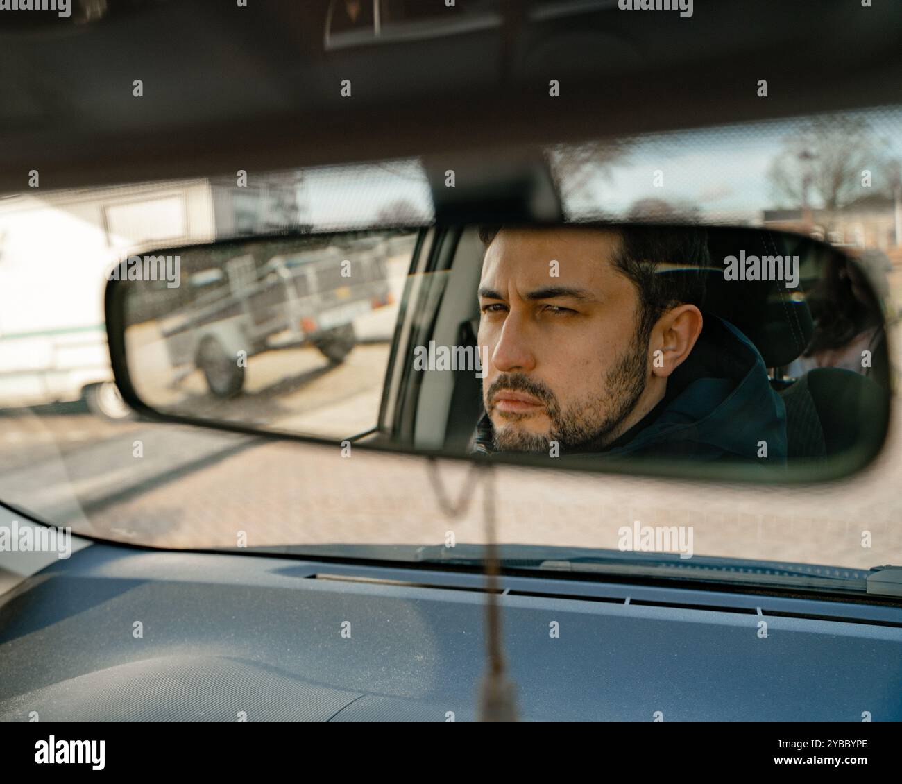 Old man rear view mirror hi-res stock photography and images - Alamy