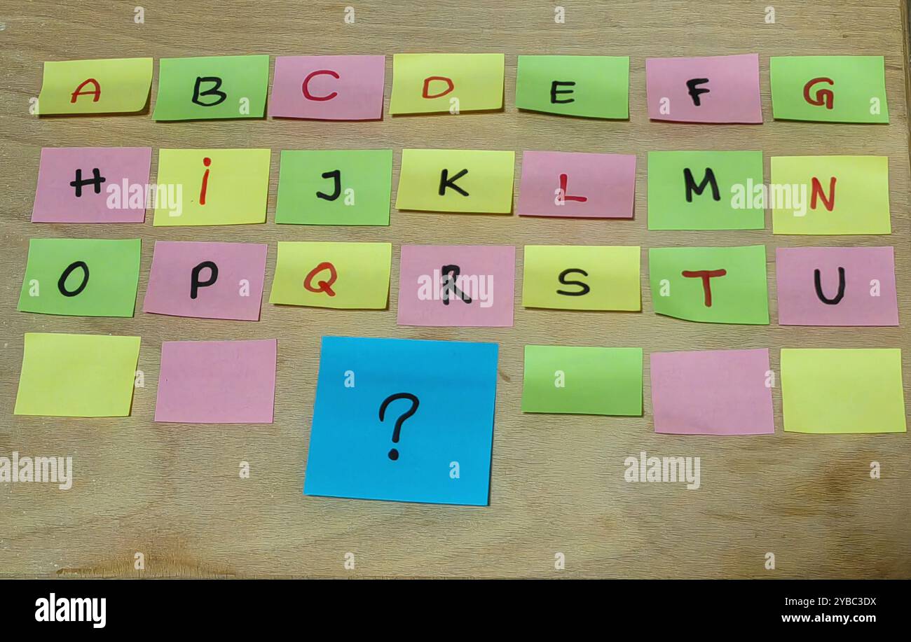 Colorful Missing Letters: Exploring the English Alphabet's Enigmatic ...