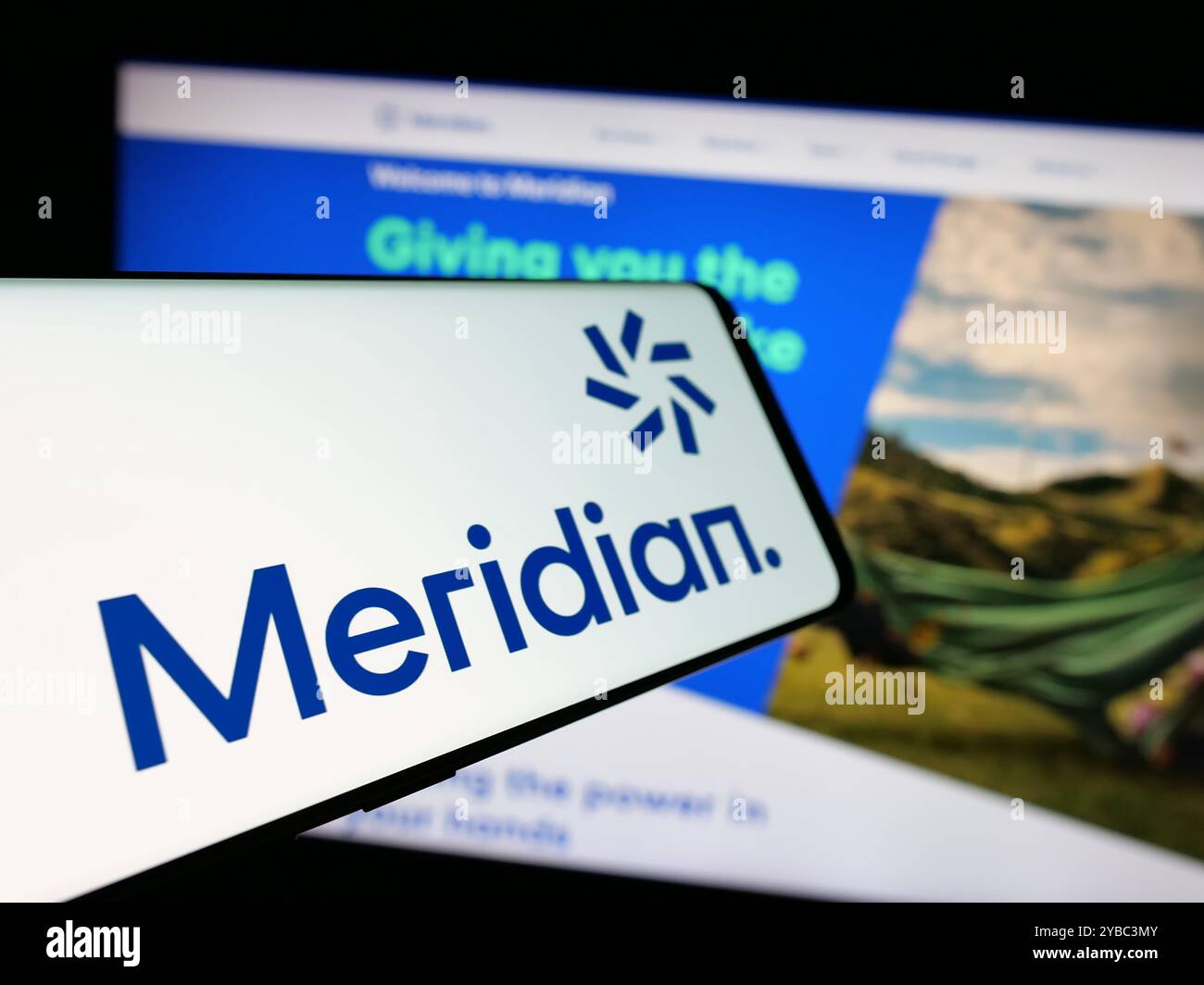 Meridian energy logo hi-res stock photography and images - Alamy